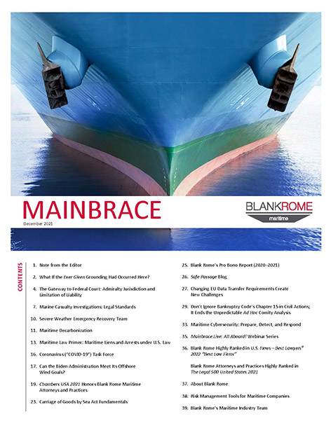 Now Available—Print Edition of MAINBRACE: December 2021 - Mainbrace